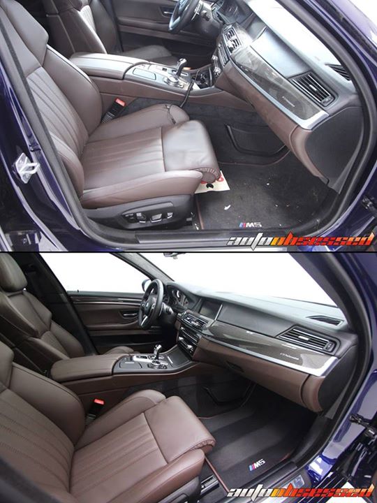 The emotion of driving in a fresh, clean interior. 2014 BMW M5 before ...