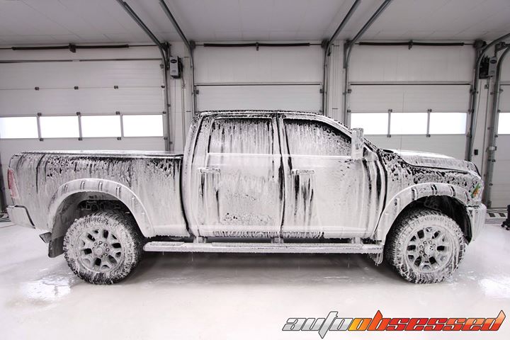 Big rig in our detailing bay. This 2016 Dodge Ram 3500 was here for an ...