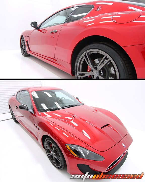 This 2015 Maserati GranTurismo looking like candy in its freshly waxed ...