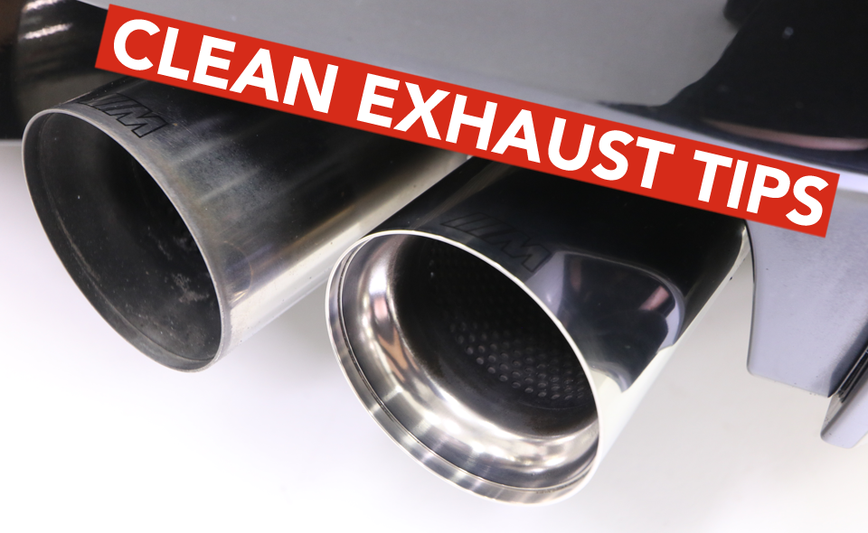 How To Clean Carbon Buildup Off Exhaust Tips | Auto Obsessed